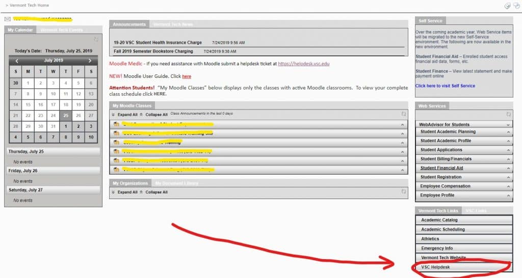 Create an IT Work Order - Vermont Technical College